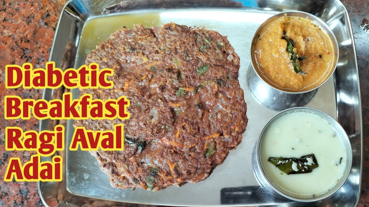 Diabetic Breakfast Ragi Aval Adai /ragi Aval Adai In Tamil /Instant ...