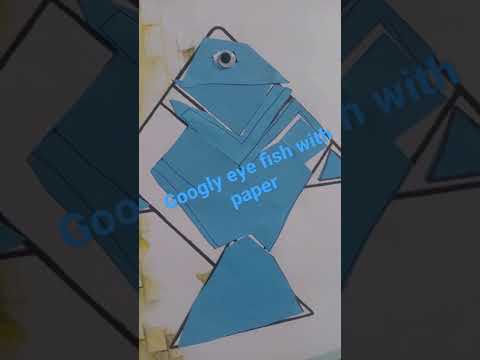 googly eye fish #art n craft - YouTube