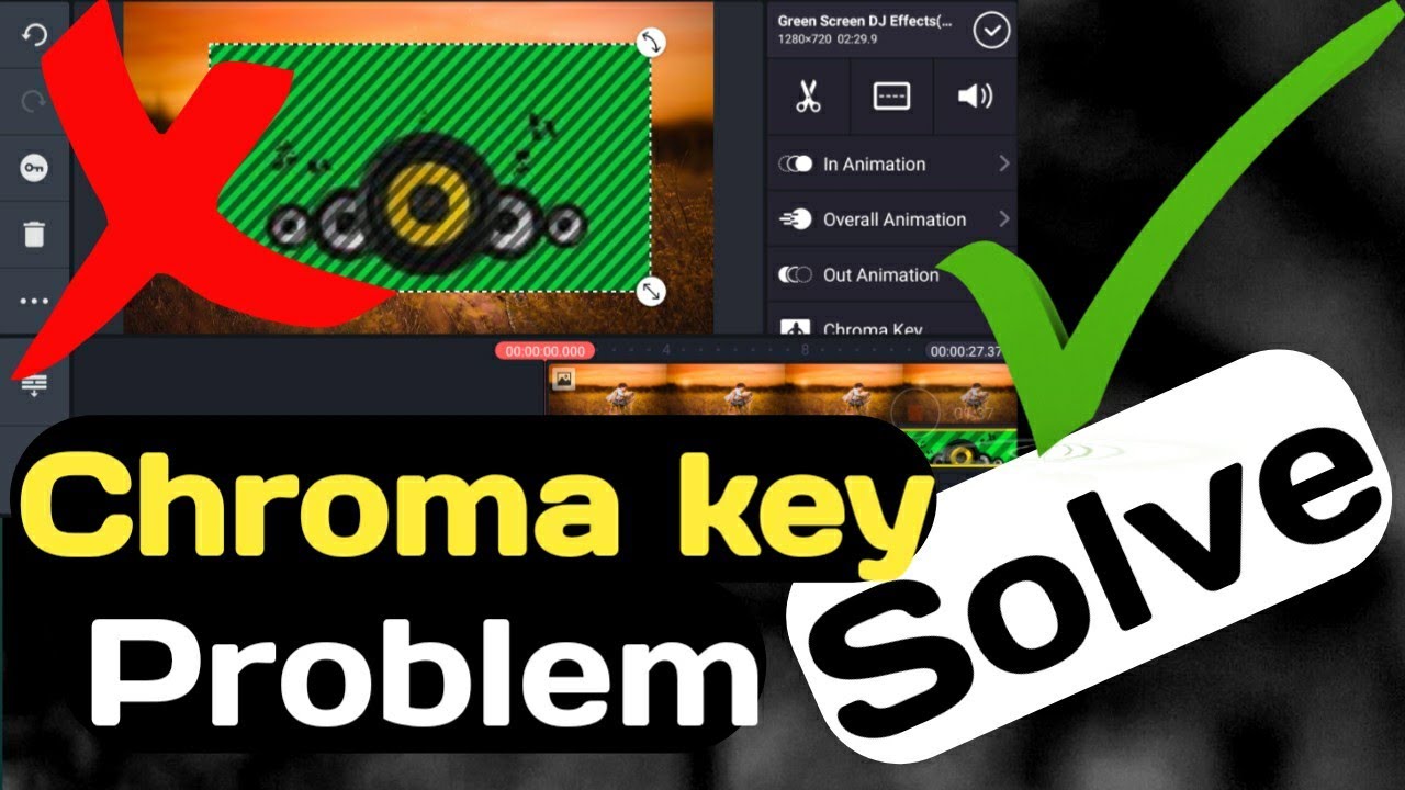 Kinemaster Green screen Choma key problem 💯% solved 😱😱 By BD tutorial ...