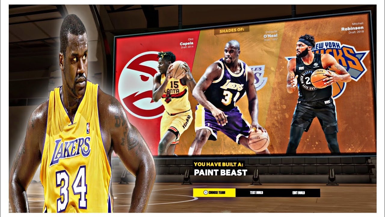 THIS SHAQ BUILD NBA 2K23 NEXT GEN HAS 90 STANDING DUNK, HIGH POST ...