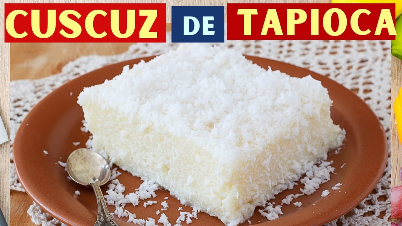 Como fazer Cuscuz de Tapioca granulada com leite de coco - YouTube
