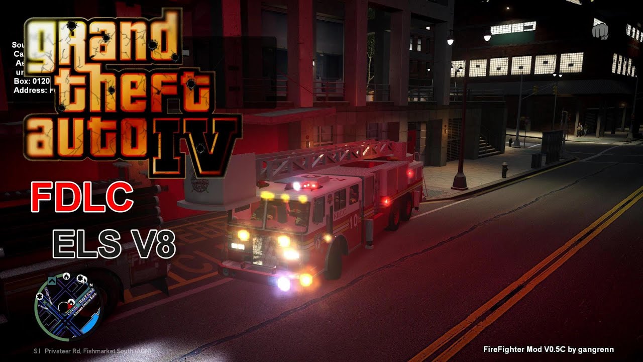 GTA IV - FDLC - Ninth day with the fire department! - YouTube