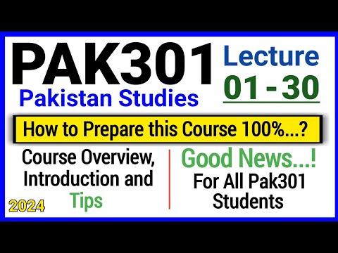 How to Prepare Pak301 for MCQs Based Exam in Just 2.5 Hours...? | Pak301 Preparation | Pak301 VU ...