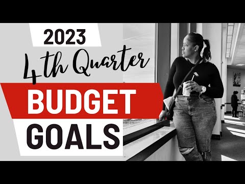 MMB|4th Quarter Budget Goals| Setting Goals on a Low Income - YouTube