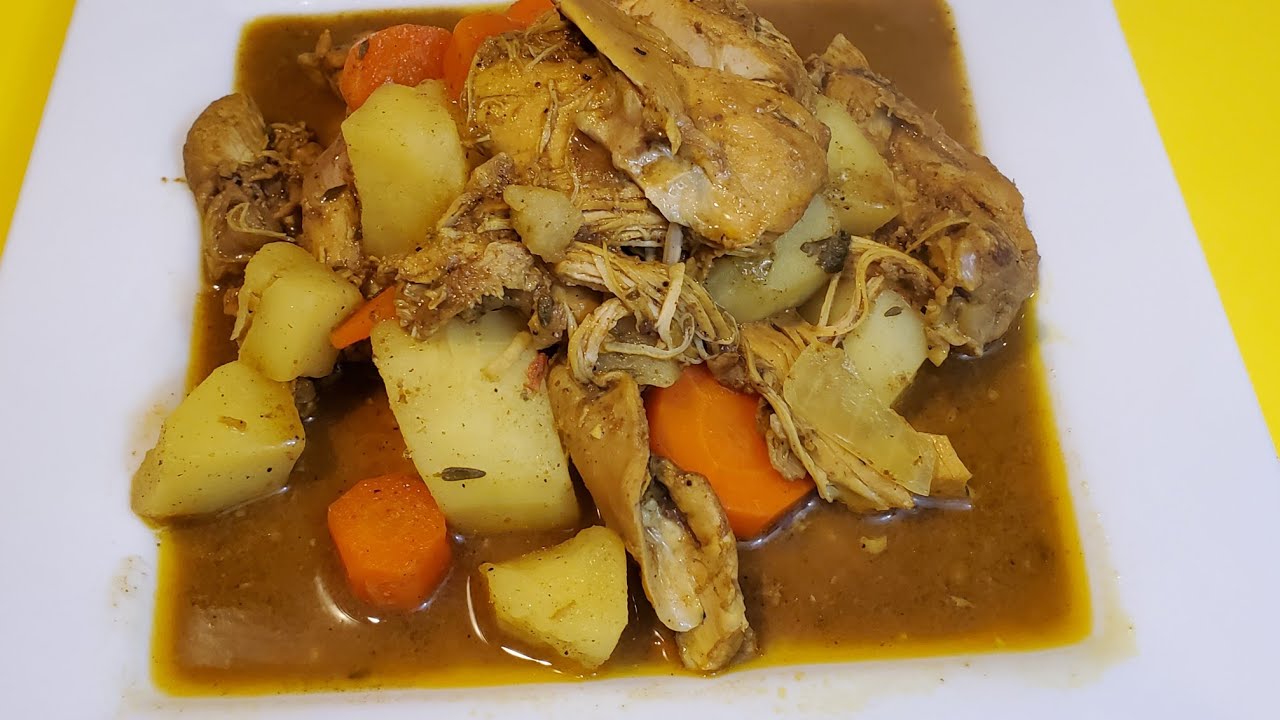 POUL NAN SOS CURRY | CURRY CHICKEN | KREYOL | POUL LÈT KOKOYE PÒMDETE ...