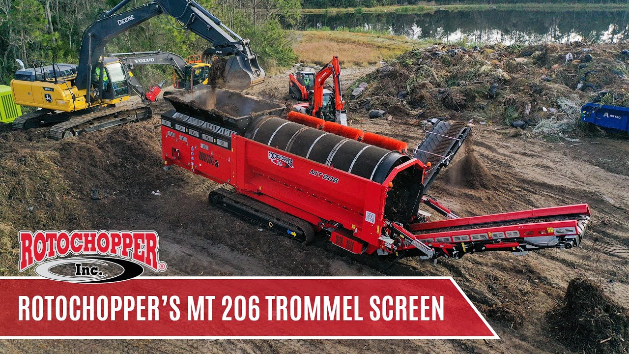 Introducing the Rotochopper MT 206 Trommel Screen - YouTube