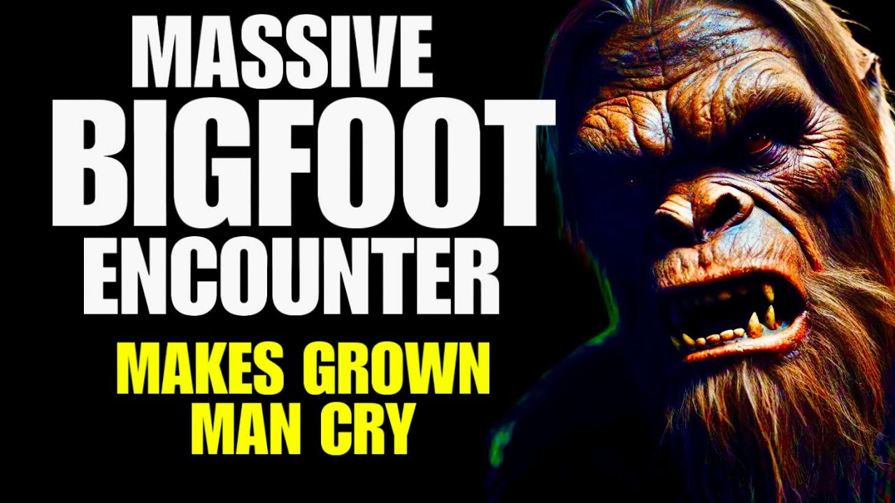 MASSIVE BIGFOOT Encounter makes a GROWN Man CRY! #Bigfoot Encounters ...