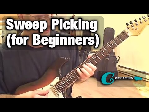 A Beginners Guide to Sweep Picking Arpeggios on Guitar - YouTube