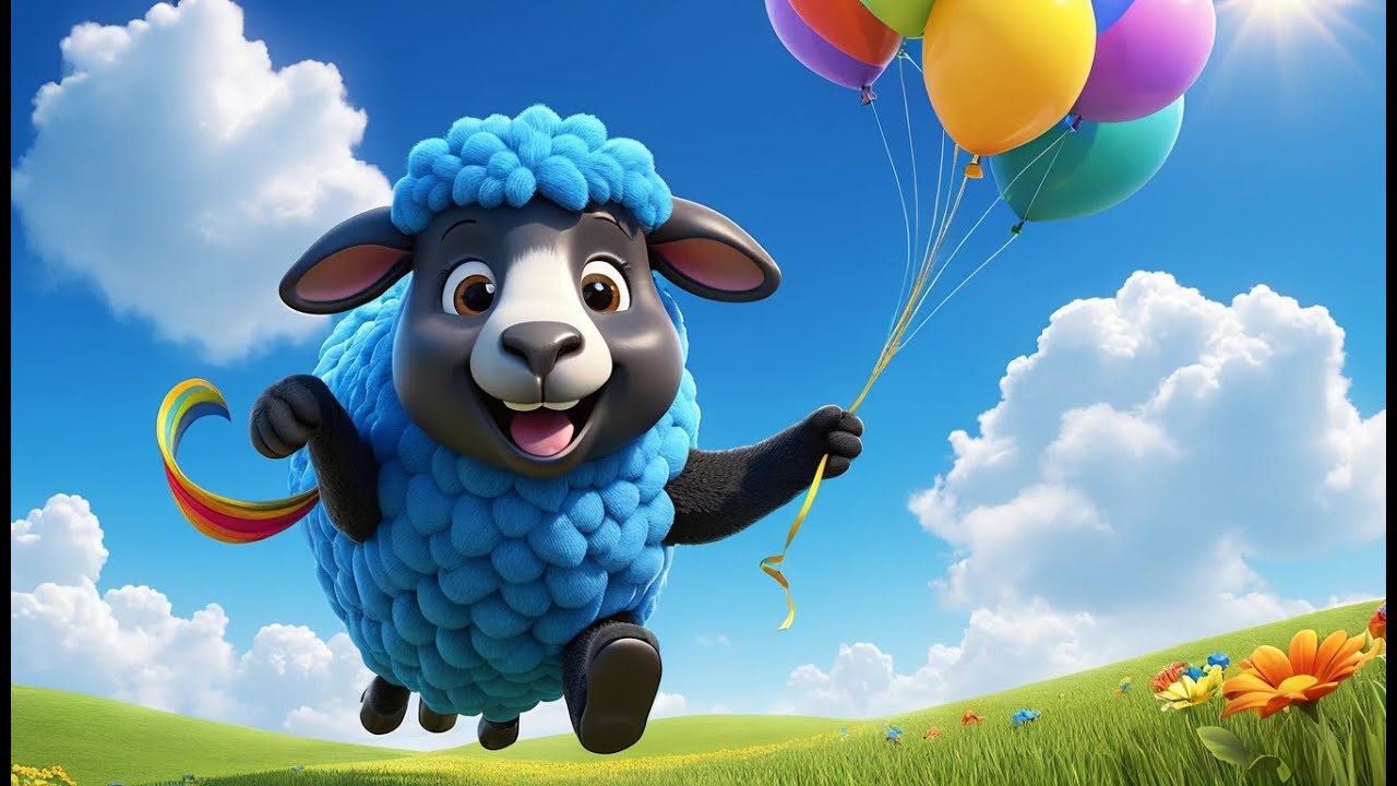 Baa Baa Blue Sheep’s Balloon Ride | Adventure Song | Float Through the ...