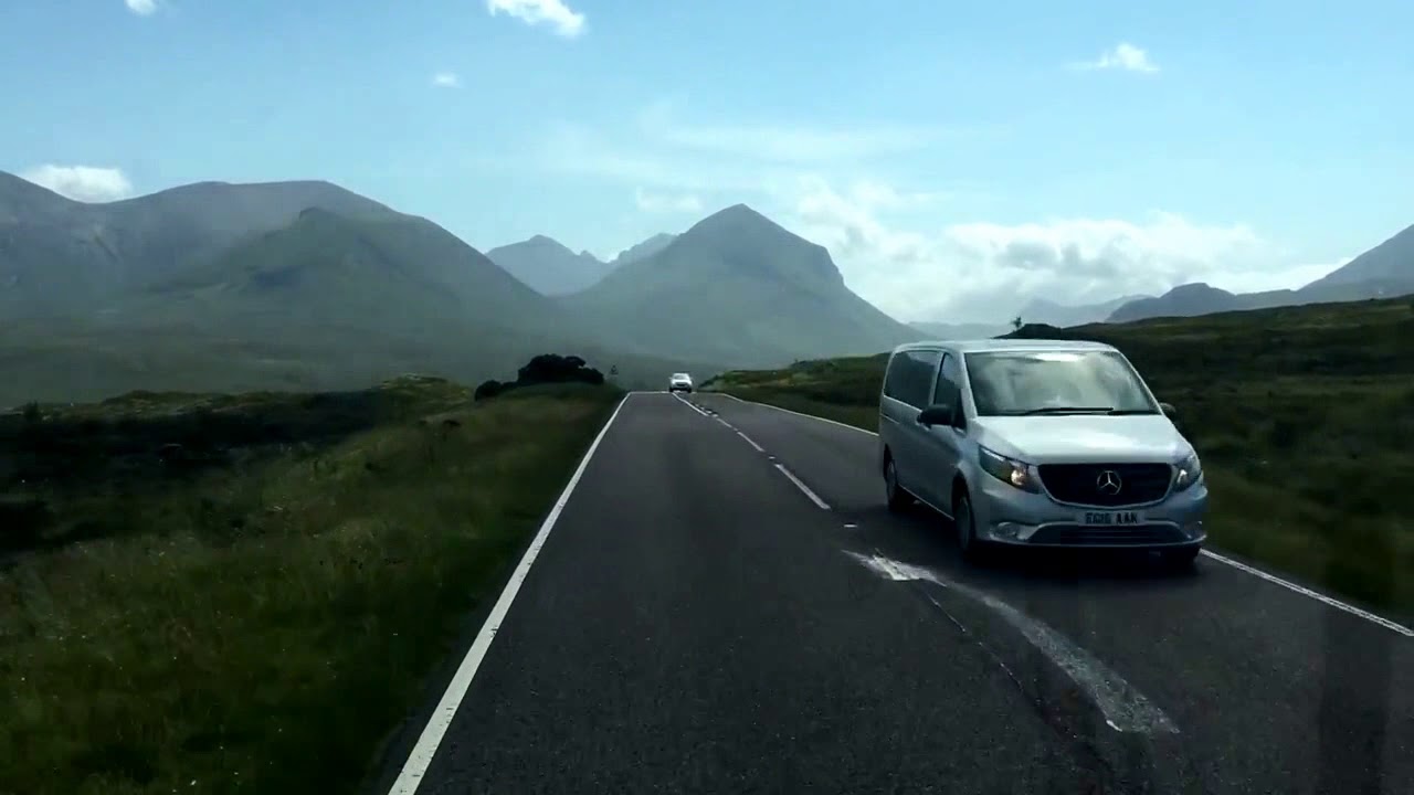 Drive A87 Road From Portree To Sligachan Isle Of Skye Scotland - YouTube