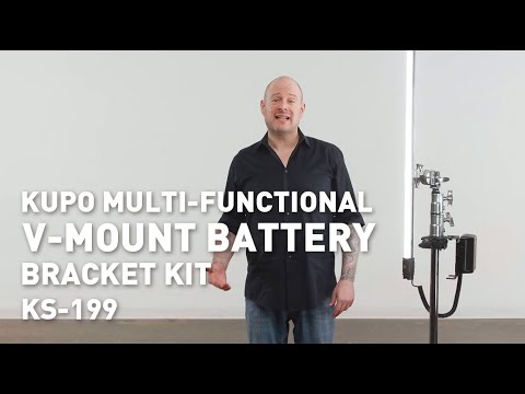 KUPO Multi-Functional V-Mount Battery Bracket Kit (KS-199) - YouTube