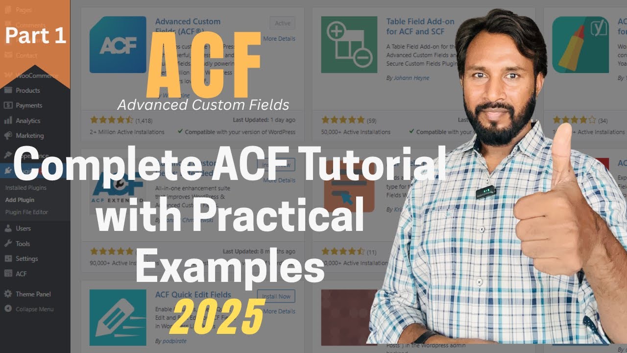 Complete ACF Tutorial with Practical Examples | Mastering ACF with ...