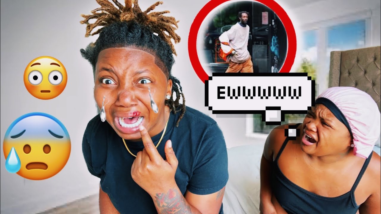 A HOMELESS MAN SPIT ON MY LIP AND GAVE ME THIS‼️ - YouTube