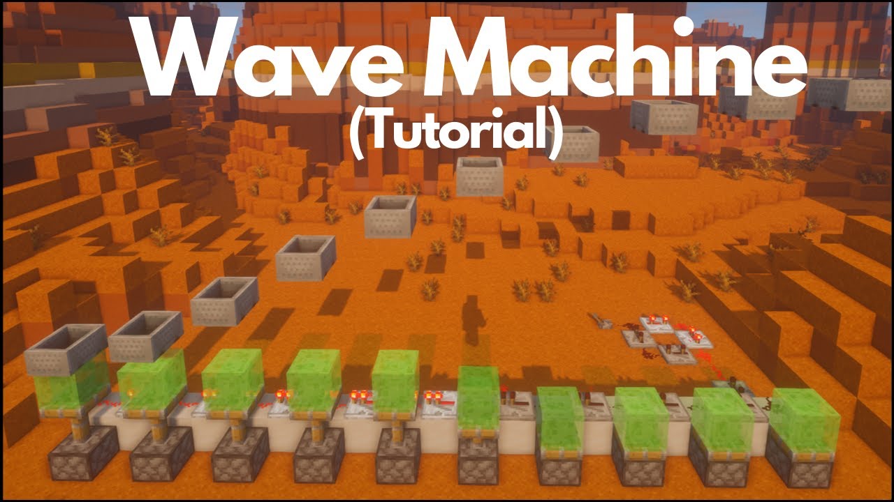 Minecraft: Wave Machine (Tutorial) | BlenDigi Shorts #4 - YouTube