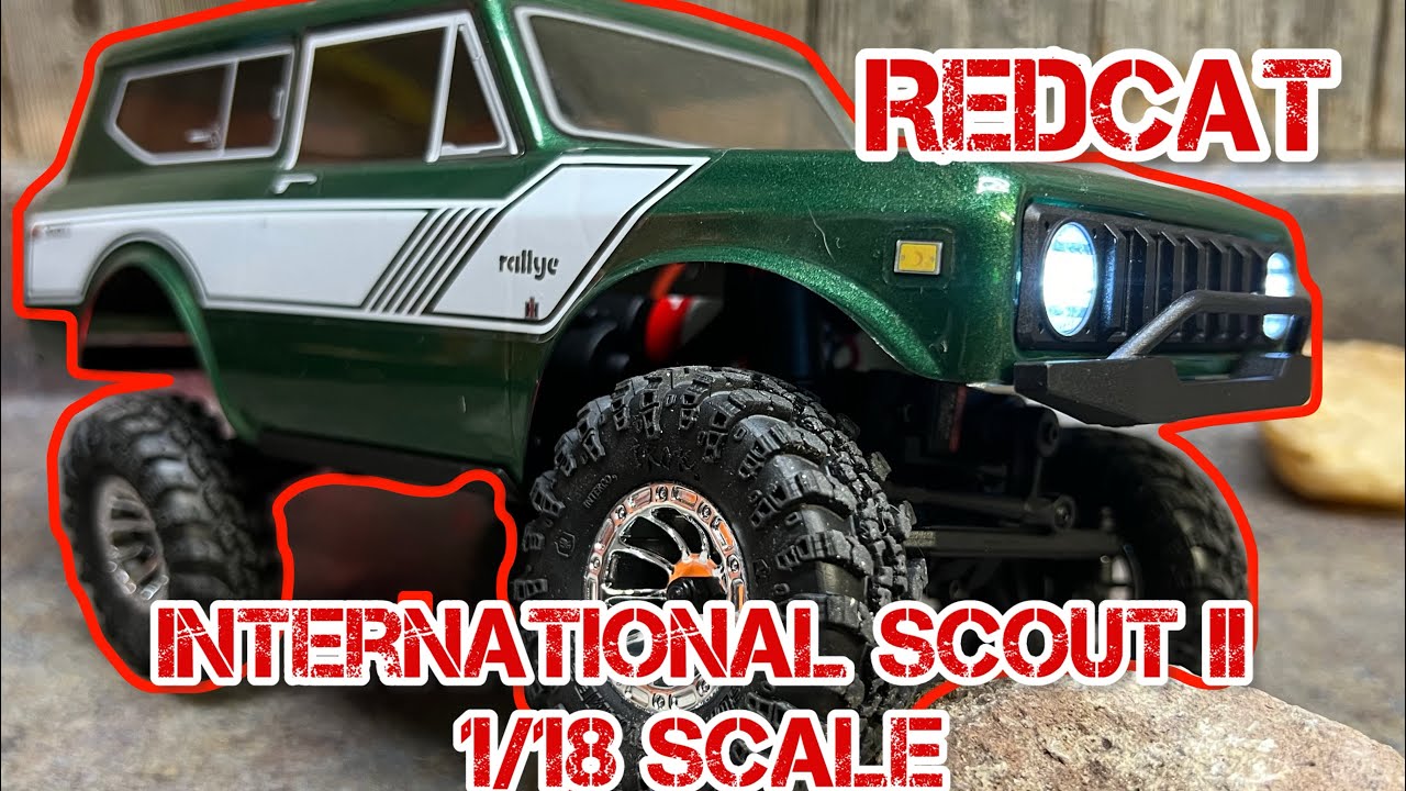 Redcat 1/18 international Scout II rtr Rc crawler / trail truck first ...