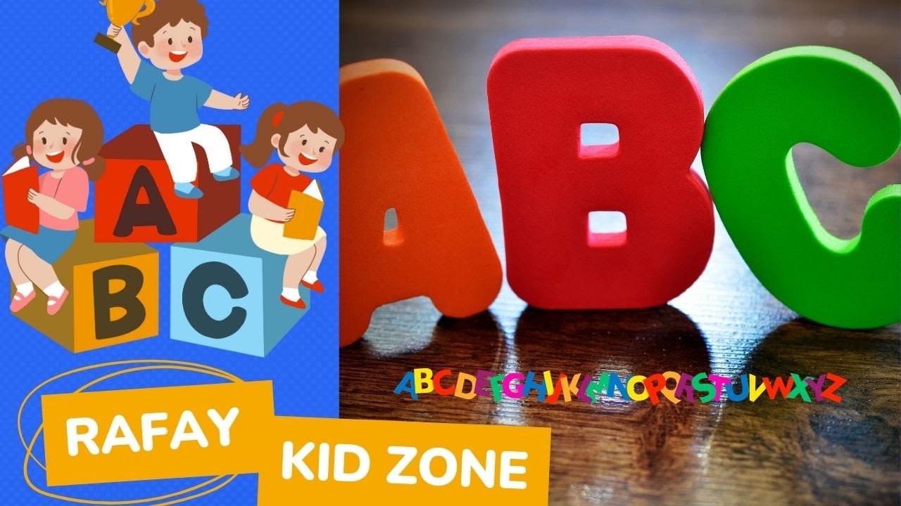 ABC Alphabatic Letter with Picture for Kids | with Phonic Song | Pre School - Rafay Kid Zone ...