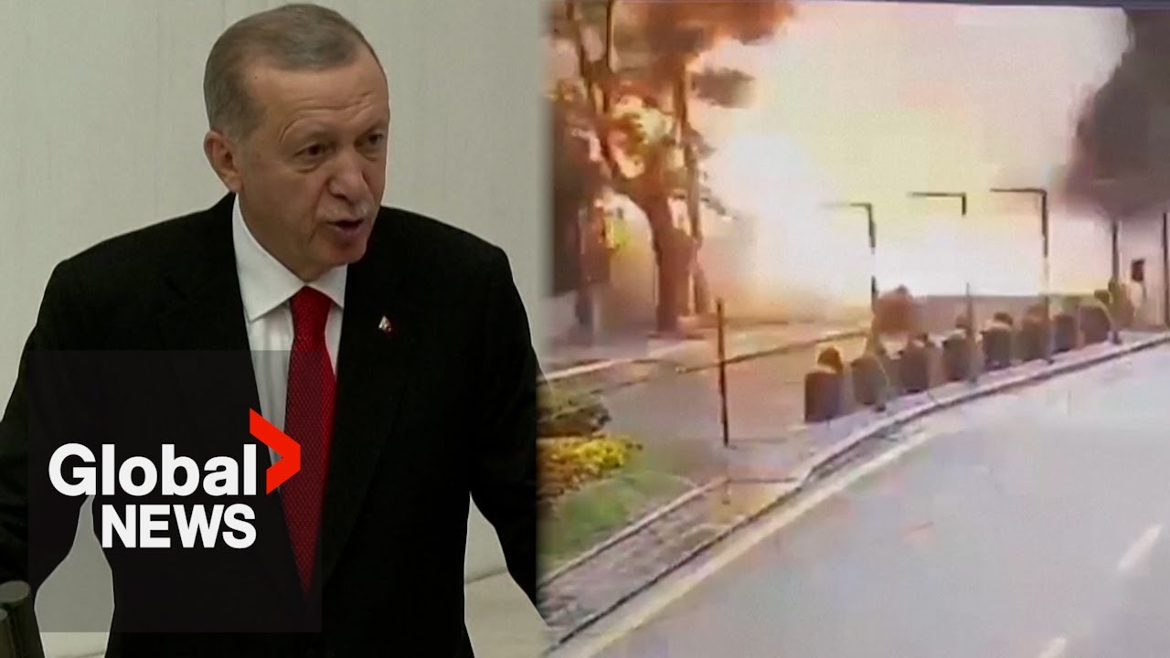 Ankara bomb attack: Turkey's Erdogan calls it "final flutters of terrorism" - YouTube