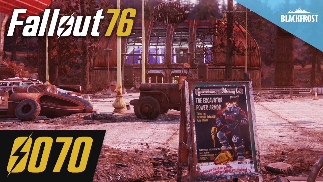 Fallout 76 Gameplay SOLO #070 | Die Sache mit der Bagger-Powerrüstung ...