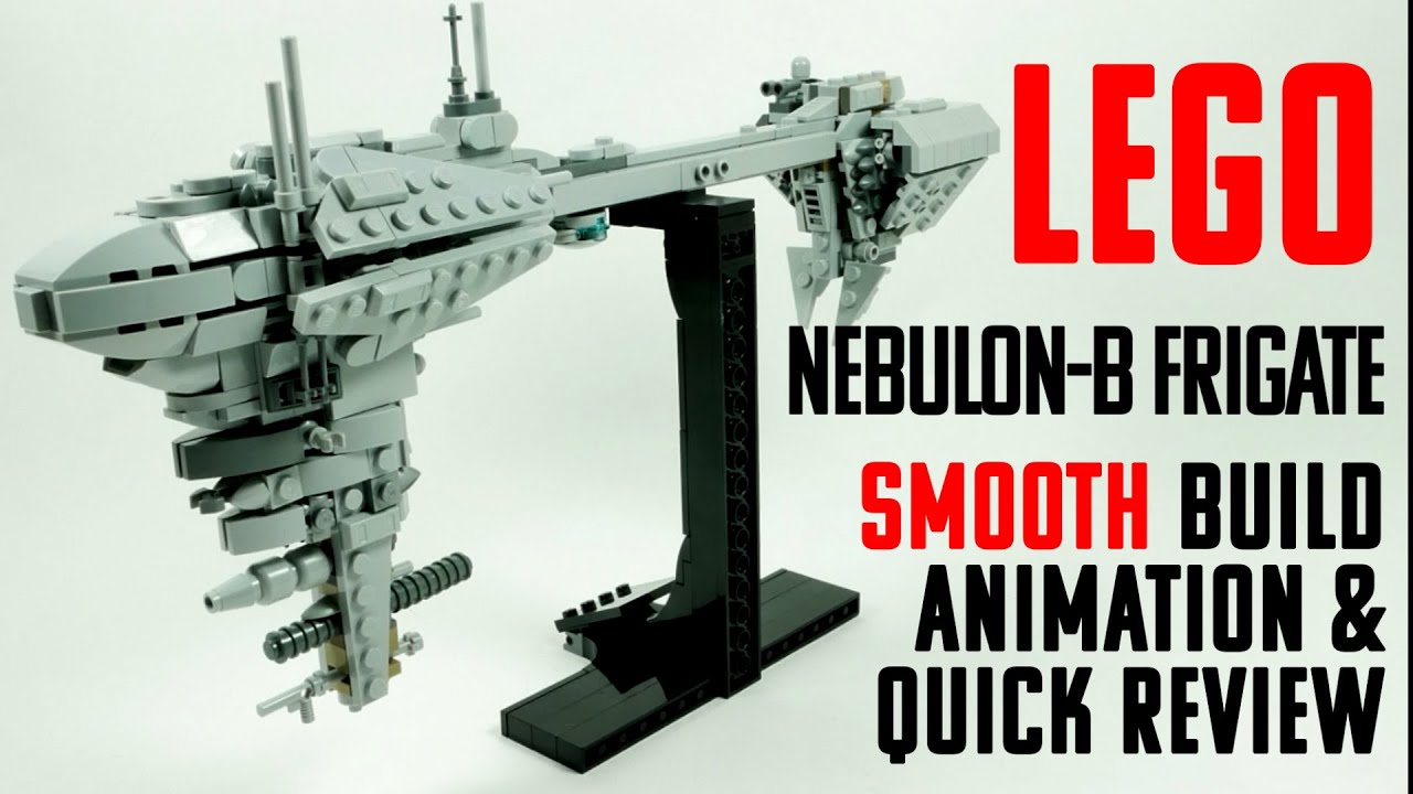 LEGO Nebulon-B Frigate - Smooth Build Animation and Quick Review - YouTube