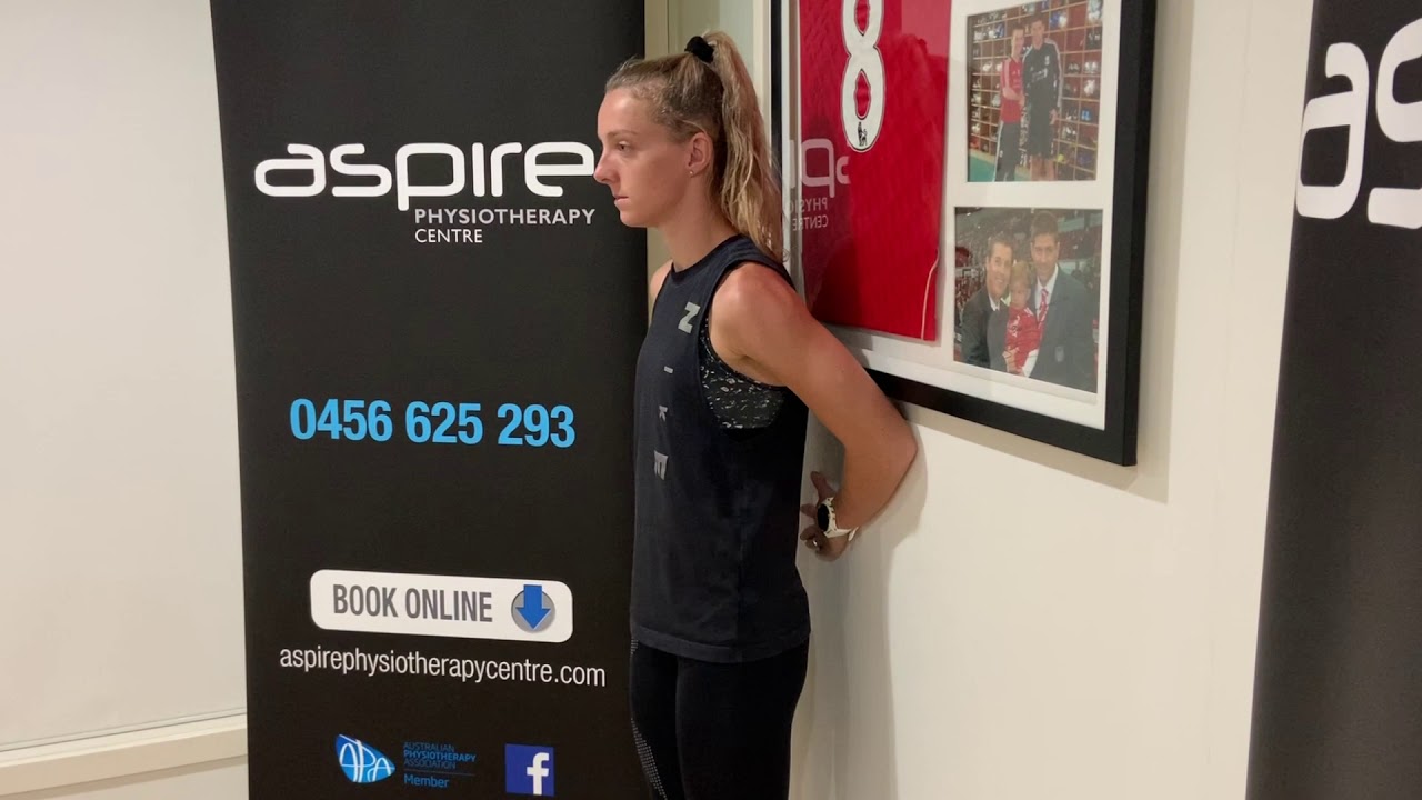 Hand Behind Back Wall Push-Offs - YouTube