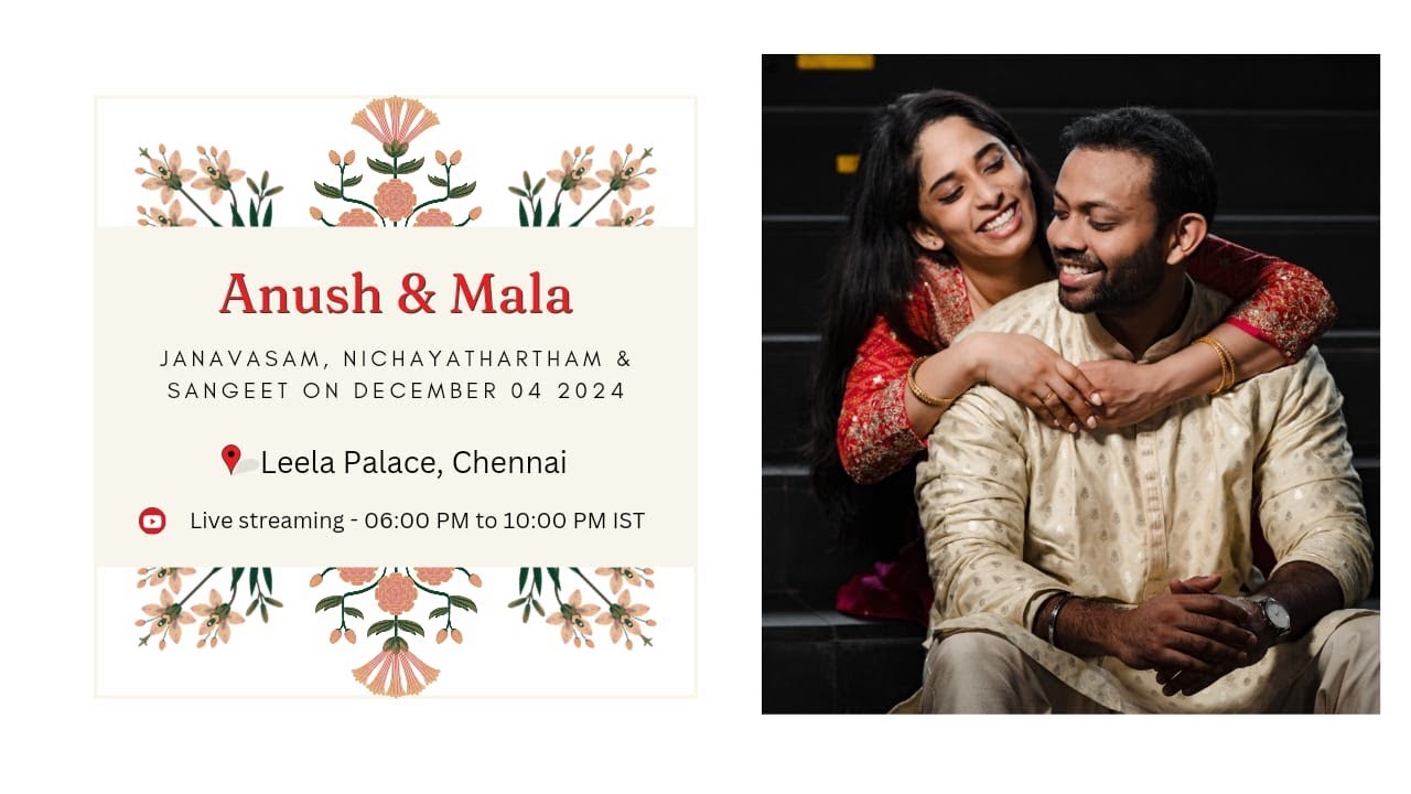 Anush & Mala | Janavasam, Nichayathartham & Sangeet | 04.12.2024 | Live ...
