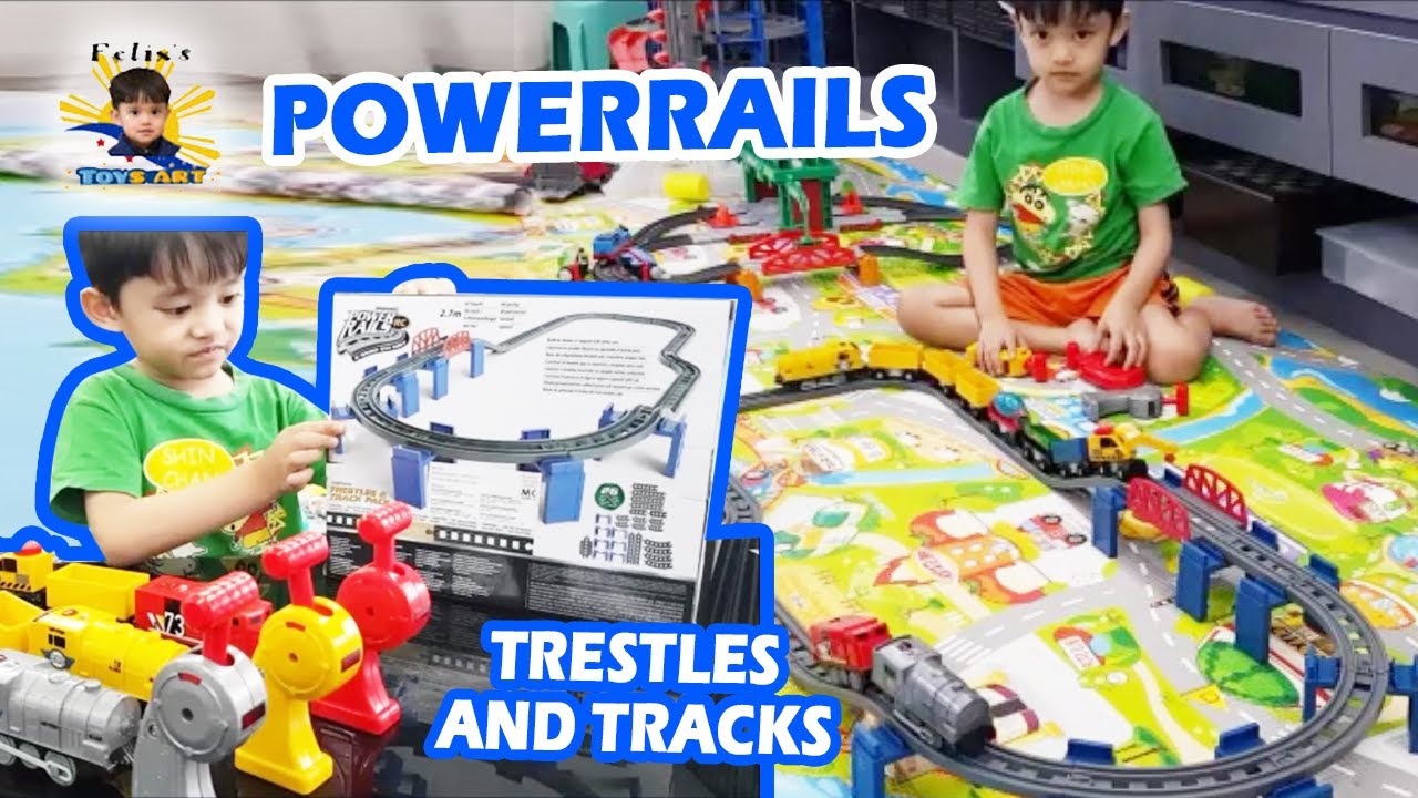 POWERRAILS TRESTLES AND TRACKS - YouTube