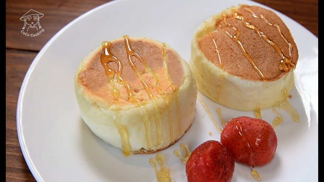 Souffle Pancake | Fluffy & soft Japanese Soufflé Pancake | CoCo Cooking ...