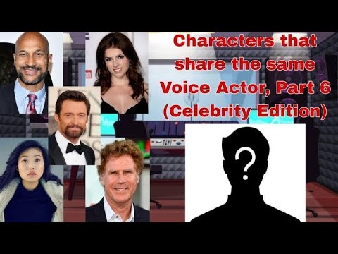 Characters that share the same voice actor part 6. (celebrity edition ...