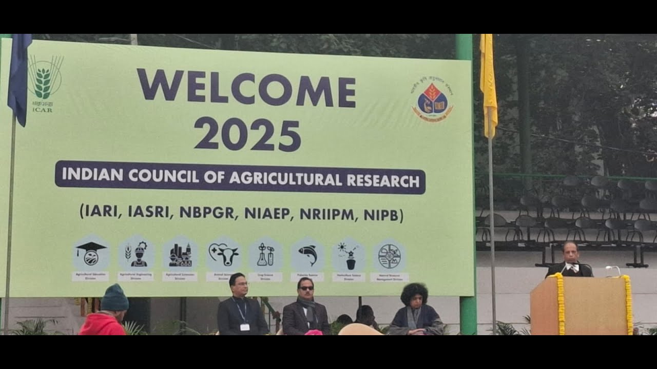 Hon'ble DG ICAR new year gift for IARI#ICAR #IARI # ...