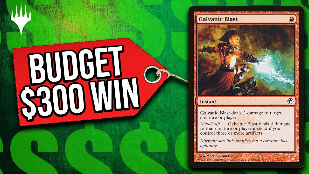 I Won $300 With a $20 MTG Deck! - YouTube