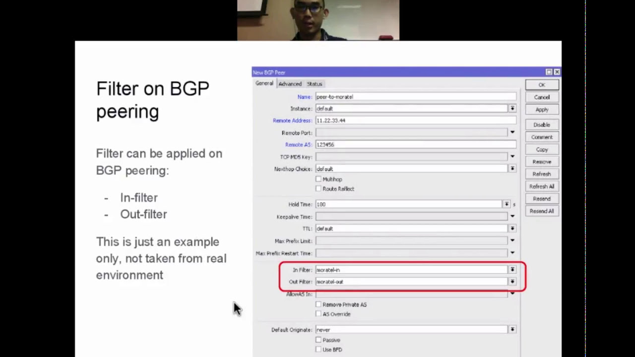 BGP Filter on Mikrotik (English) - YouTube