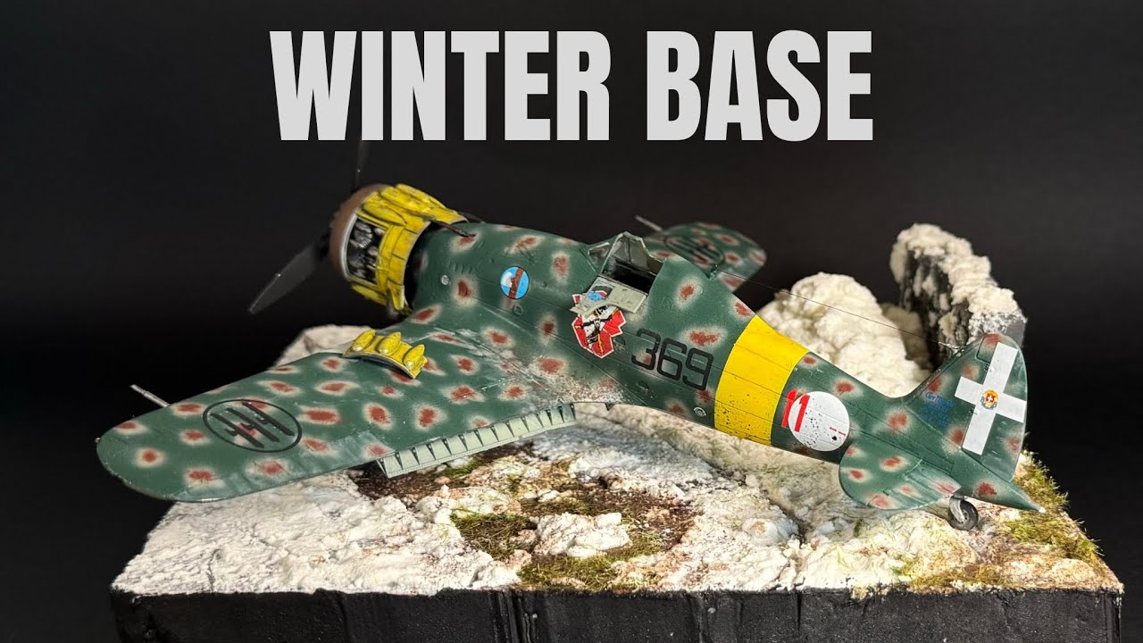 How to Make a Realistic Snowy Airfield Base | WWII Diorama Guide - YouTube