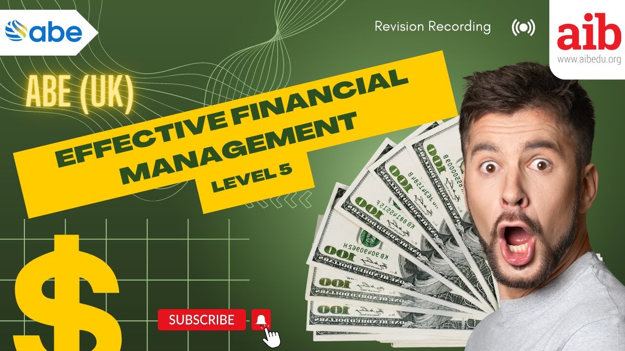 ABE UK Efficient Financial Management Level 5 - YouTube