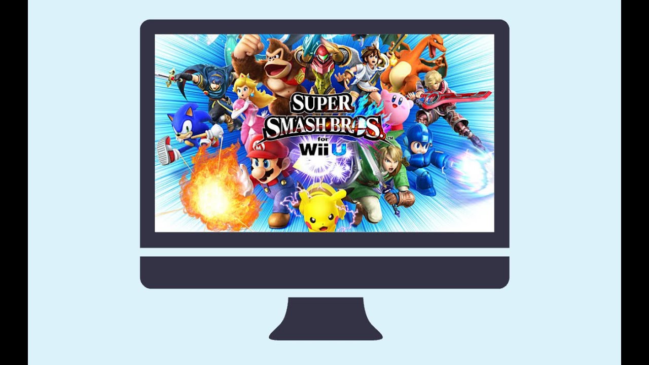 Smash 4 on the Computer - YouTube