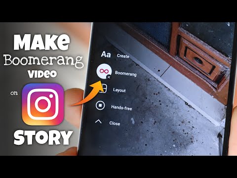 How to Make Boomerang Video on Instagram Story