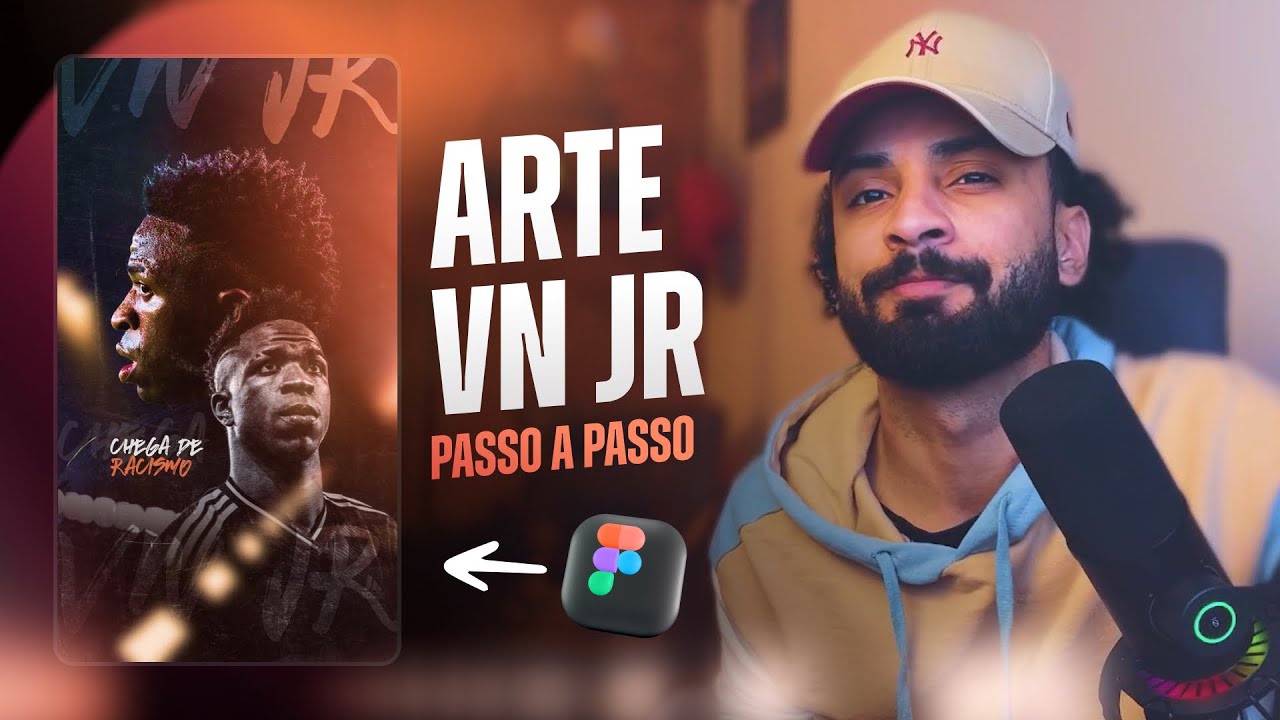 Tutorial: como fazer a ARTE do Vini Jr no Figma - YouTube