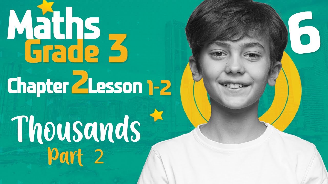 Math Grade 3 Thousands Part 2 حل كتاب المعاصر Youtube