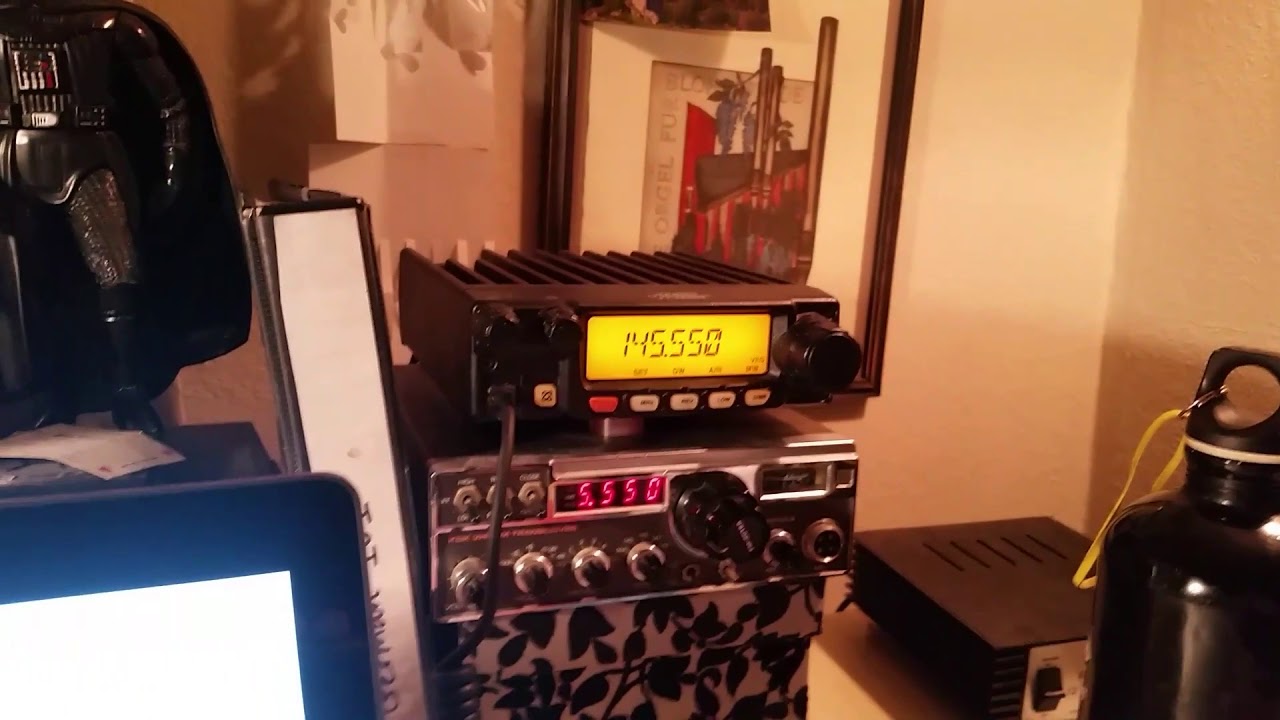 My first packet radio test - YouTube