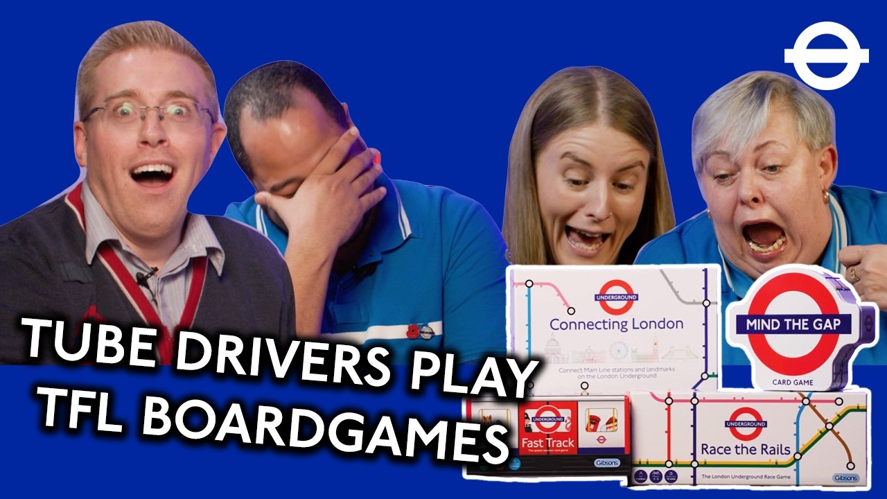 Tube Drivers Play TfL Gibsons Games | Transport for London - YouTube