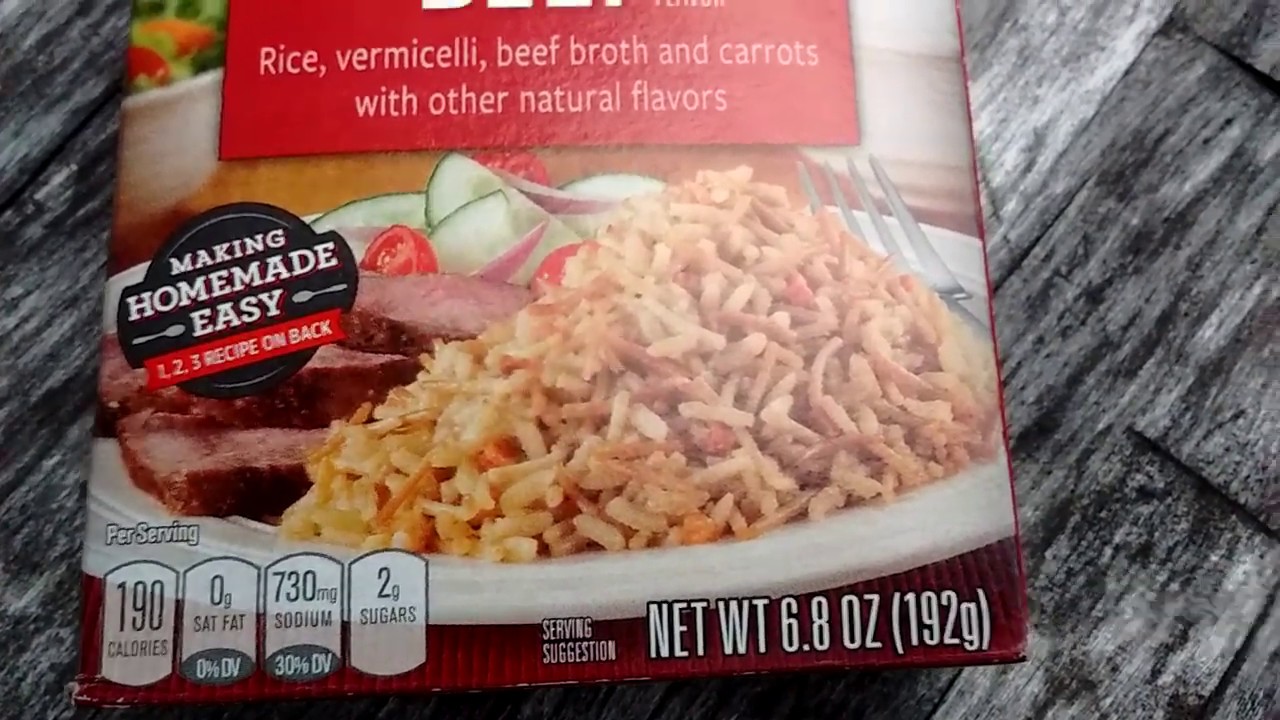 Rice a Roni - Beef Flavor - YouTube
