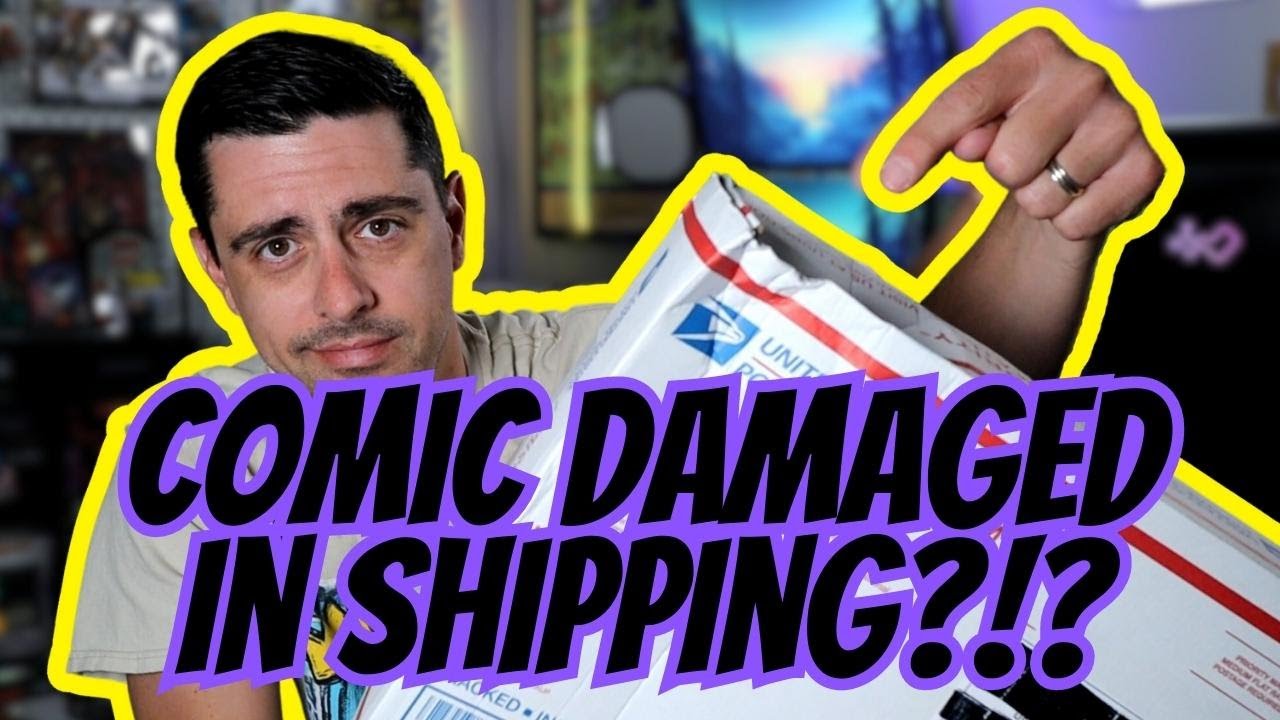 How Shipping Damage Nearly Destroyed My Precious Comic Book! - YouTube