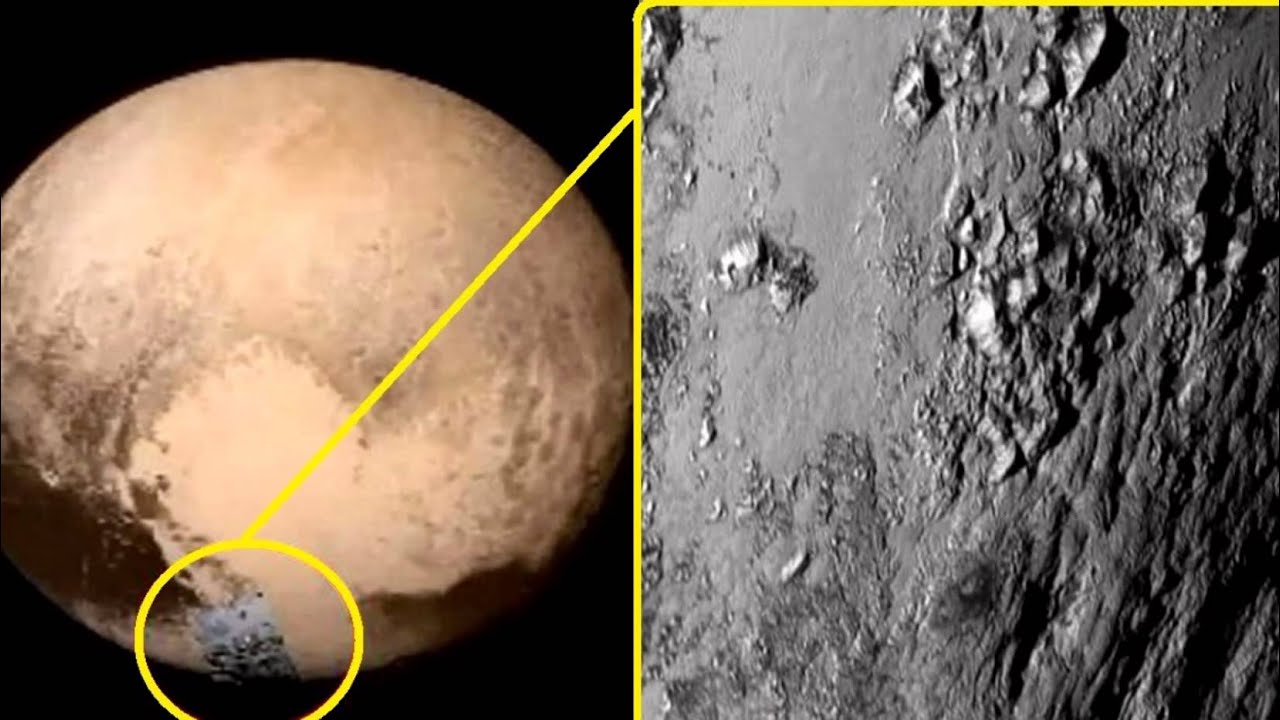 "NASA" published color photograph of the planet Pluto - YouTube