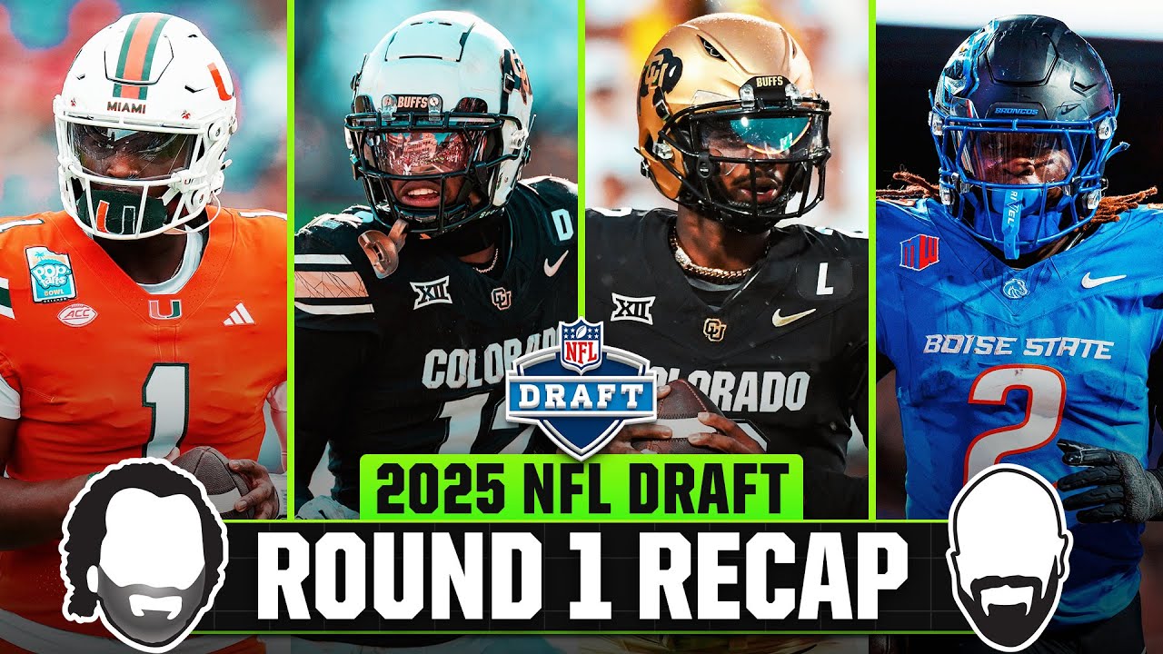 2025 NFL Draft Round 1 Recap: All 32 Picks - YouTube