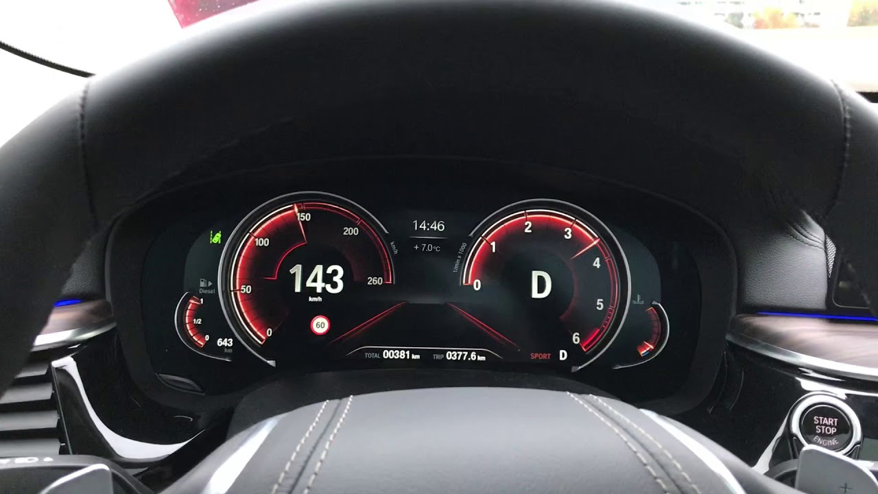 2018 bmw 6series GT 630d xDrive 0km-163km speed - YouTube