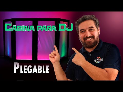 Cabina para Dj económica y rápida de hacer.