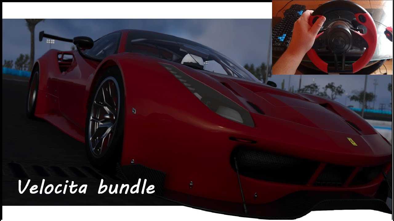 The Crew 2 Velocita Bundle Ferrari 488 GT3 Racing wheel 2K HD - YouTube