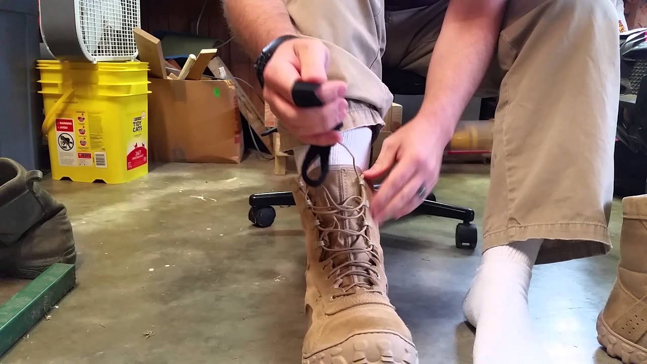 DIY quick laces (Taclaces) - YouTube