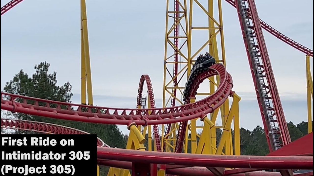 Vlog #45 - First ride on Intimidator 305 (Project 305) - YouTube