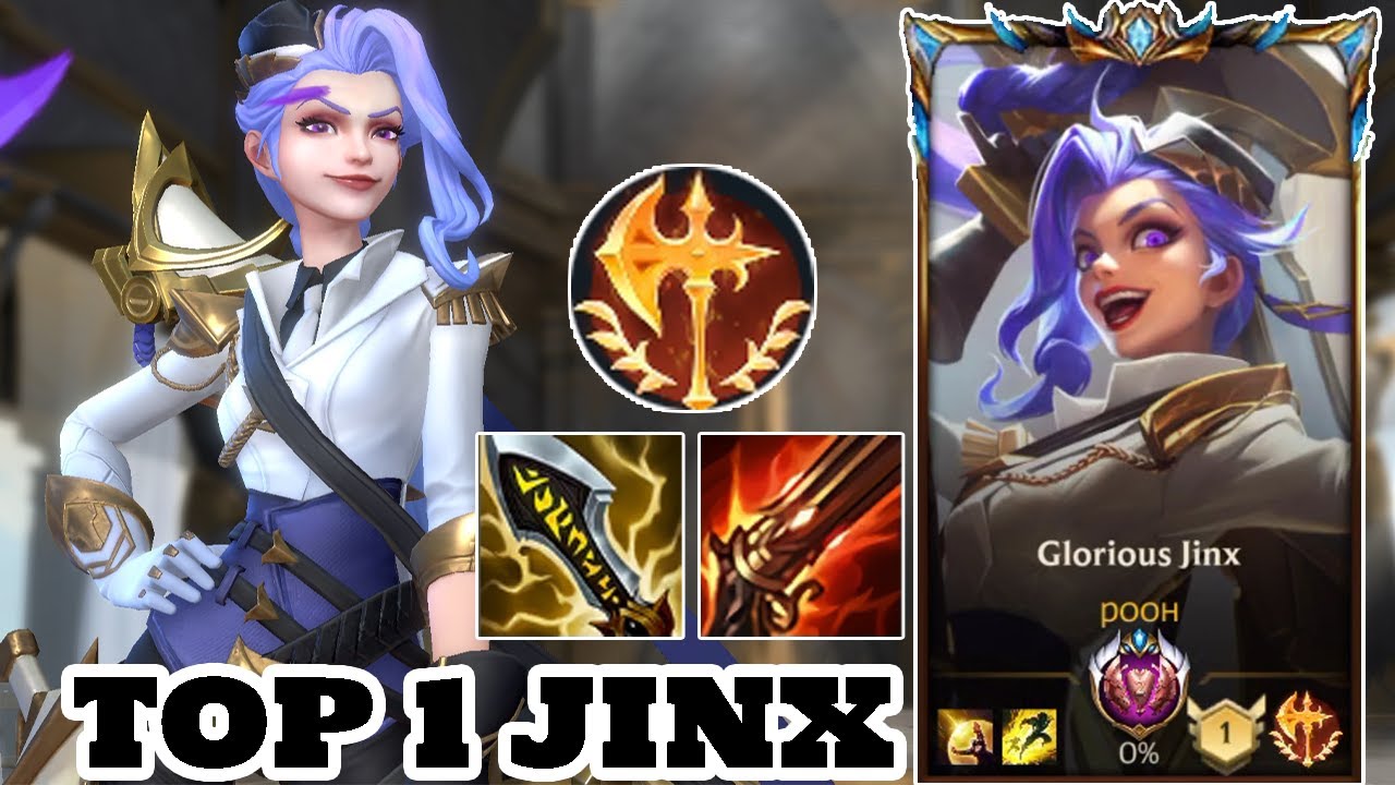 Wild Rift Jinx - Top 1 Jinx Gameplay Rank Challenger - YouTube