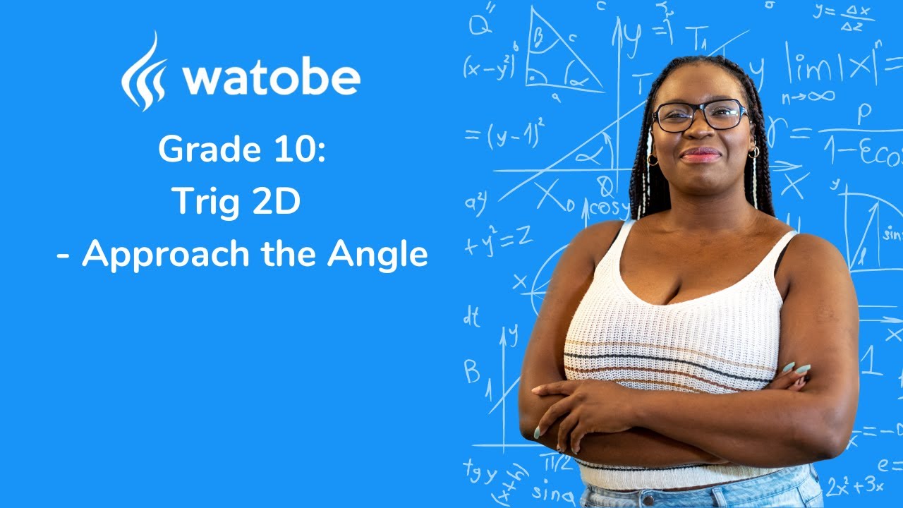 Grade 10- Trig 2D (approach the angle) - YouTube